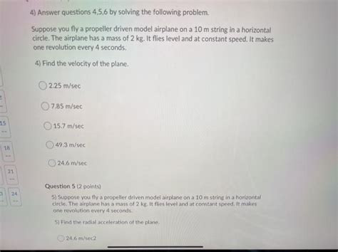Solved 4 Answer Questions 4 5 6 By Solving The Following
