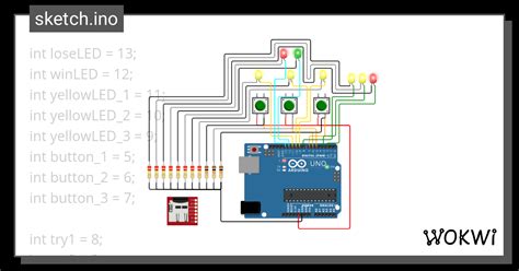 Whack A Mole Wokwi Esp32 Stm32 Arduino Simulator