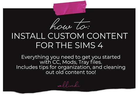 How To Install Custom Content In Sims 4