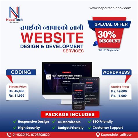 Nepal Tech Innovations on Instagram: "🚀 Unlock your business potential with our website design ...