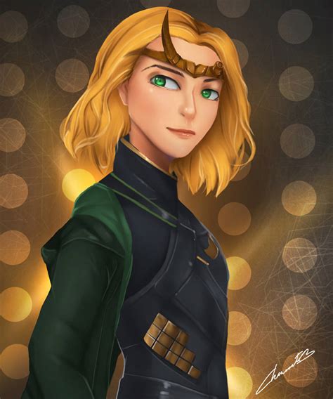 Sylvie Marvels Loki Fanart By Chawaart On Deviantart