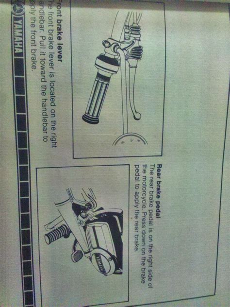 Rare Motorcycle Yamaha Rx Owners Manual