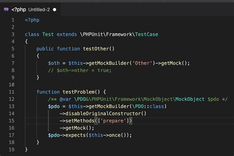 Phpunit Mockobject Not Matching Expected Type · Issue 698 · Bmewburn