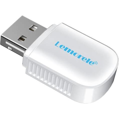 Lemorele Cl Adaptateur Usb Wifi Ac Mbps Usb Bluetooth Adaptateur Wifi Dongle Double