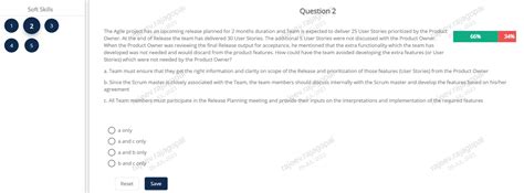 Solved Question The Agile Projecthas An Upcoming Release Chegg