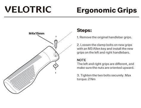 Ergonomic Grips Velotric