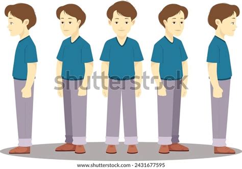 Boy Modal Sheet Illustration Vector Adult Stock Vector Royalty Free