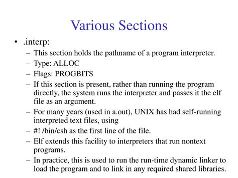 Ppt Unix Elf File Format Powerpoint Presentation Free Download Id