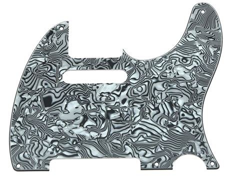 New Blackwhite Abalone Telecaster Pickguard For Fender Usa Reverb
