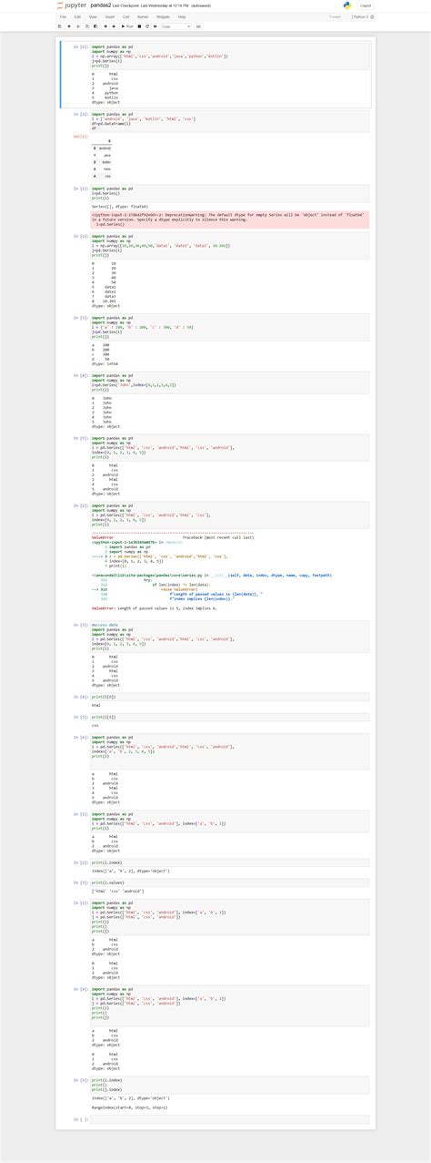 GitHub Pratikshete Pandas Data Frame Series Index Not Match Access Data