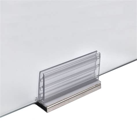 Large Magnetic Sneeze Guard Holder™ For Acrylic Panels And Plexiglass