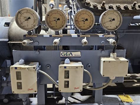 Used Grasso 6210 Reciprocating Compressor On Nh3 Ammonia Hos Bv