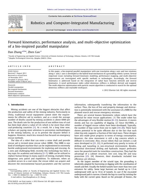 1 S20 S0736584512000129 Main Pdf Mathematical Optimization