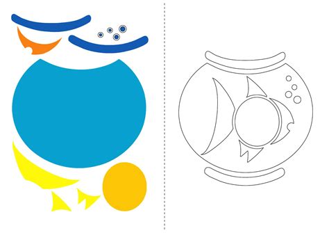 Аппликация из бумаги 3 класс с шаблонами