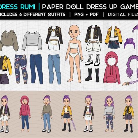 Kpop Paper Doll Etsy México