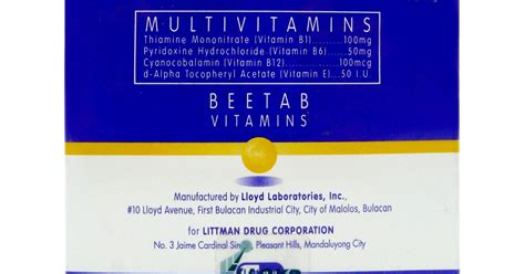 Mypharma Beetab Vit B Complex With Vitamin E 20s