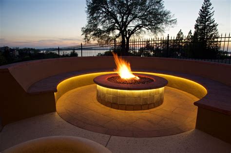 Hydrolume™ Led Strip Ligh Fire Pit Patio Fire Pit Plans Fire Pit