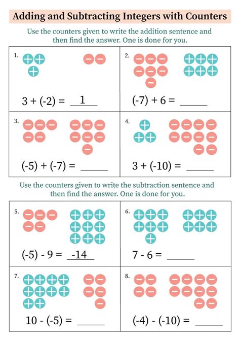 Addition And Subtraction Worksheets With Answer Key Worksheets Library