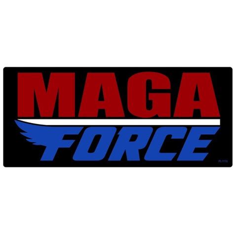 Black Maga Force Sticker Trump 2024 Funny Bumper Car Truck Vinyl