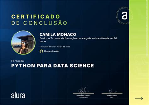 Datascience Python Dataanalytics Aprendinaalura Camila Monaco