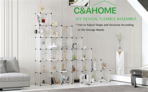 Candahome Cube Storage Organizer 30 Cube Shelves Units