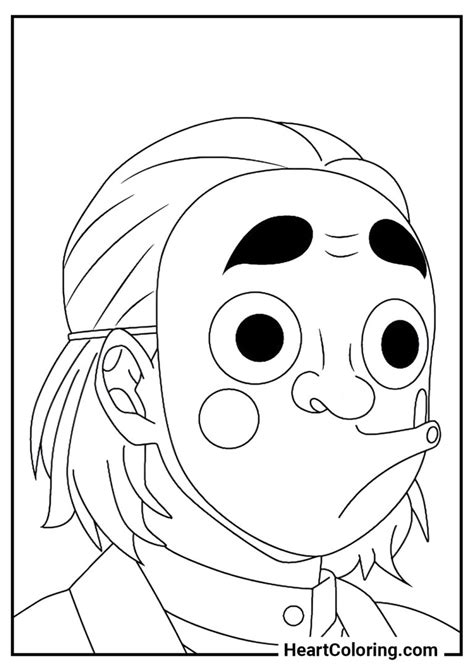 Раскраски Клинок рассекающий демонов Распечатать на А4