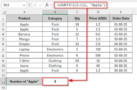 How To Fix Excel Countif Function Returning 0 Issues Excel Insider