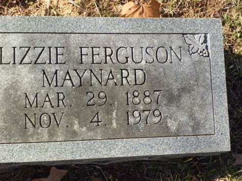 Lizzie Ferguson Maynard 1887 1979 Memorial Find A Grave