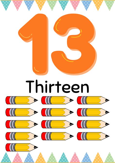 Number Flashcard WorksheetForKid