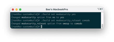 Install Modsecurity On Directadmin