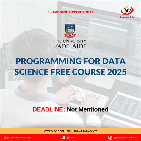 programming for data science free course 2025 opportunities circle