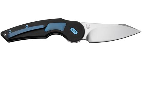 Fox Knives Jupiter Fx 555 Tibl M390 Satin Black Pvd Titanium Blue