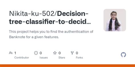 Decision Tree Classifier To Decide Whether The Banknote Is Authenticate