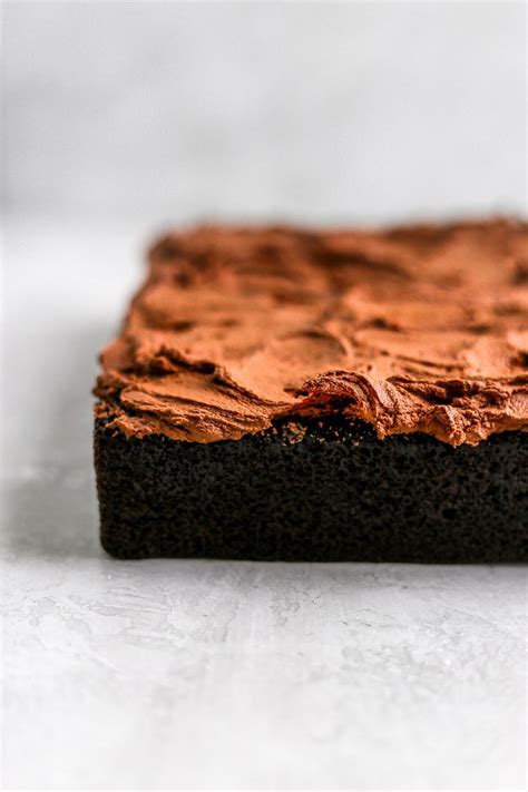 One Bowl Chocolate Cake With Chocolate Frosting Frosting And Fettuccine