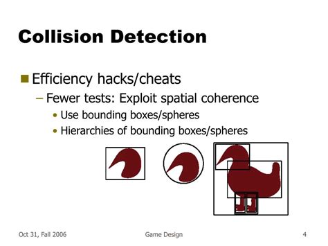 PPT Collision Detection PowerPoint Presentation Free Download ID