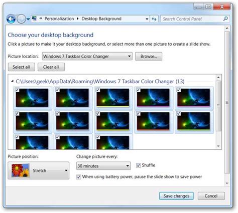 Change Your Windows Taskbar Color The Easy Way And Rotate Between Colors