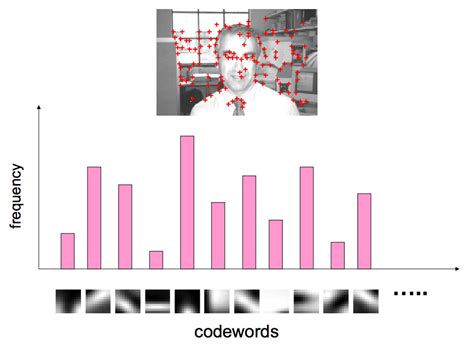 plot bag of visual words opencv python visualize visual word on