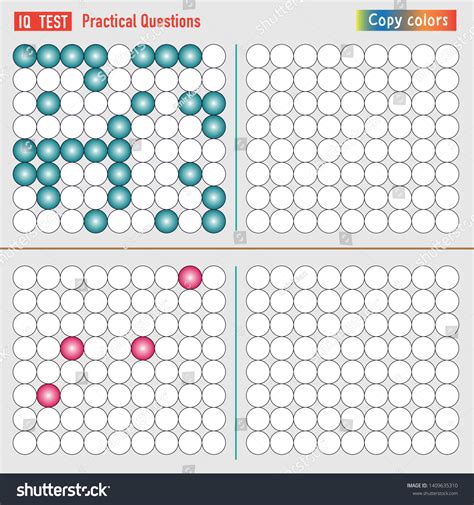 Iq Test Practical Questions Intelligence Questions 스톡 벡터로열티 프리