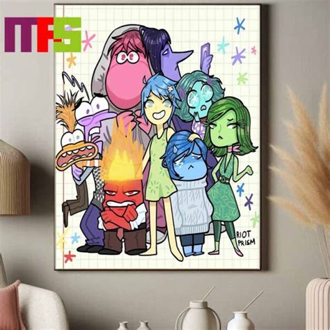 New Poster Inside Out 2 Pixar With New Character Anxiety Envy