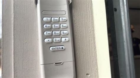 How To Replace Chamberlain Keypad Garage Door