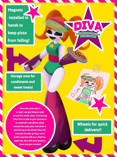 Fnaf Security Breach Oc Diva By Pixvivx Fnaf Fnaf Oc Fnaf Art