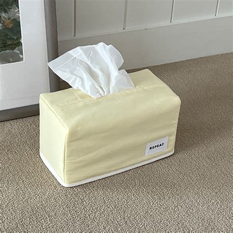 파스텔 직사각 누빔 휴지케이스 티슈 패브릭 각티슈 케이스 집들이 신혼부부 에이블리