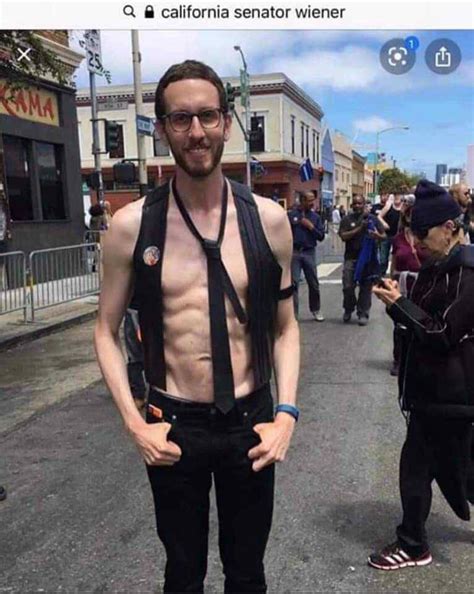 This Is Ca Senator Scott Weiner From San Francisco Who Wrote A Bill To