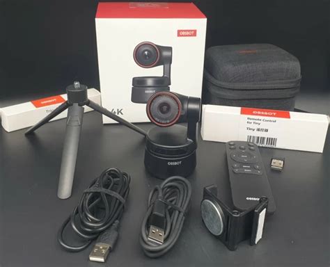 Obsbot Tiny Ptz 4k Webcam Ai Powered Framing And Autofocus Accessories