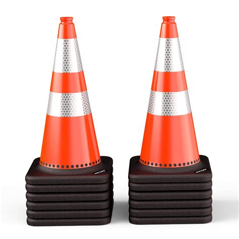 12 Pack Battife Traffic Cones 28 Inch
