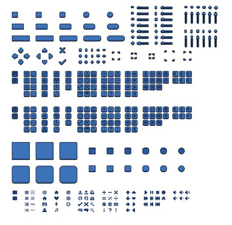 Plain And Simple User Interface Update V11 Modular User Interface Sprites By Bragorn
