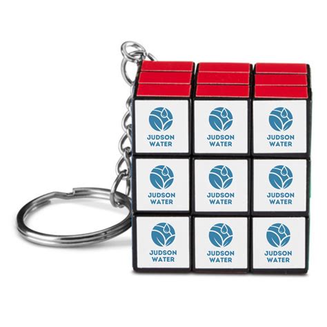 Recycled Rubiks® Cube Keychain Eco Promotional Products