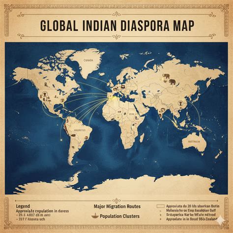 The Global Indian Diaspora An Interactive Map And Data