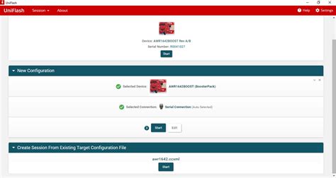 Awr1642boost Uniflash Issue While Flashing Image File Sensors Forum