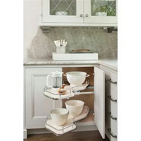 REV A SHELF 15 Two Tier Organizer For Blind Corner Right Maple Left Hand Rev A Shelf 5372 15 MP L